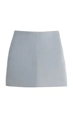 ARMA Suede Mini Skirt - Blue