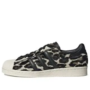 Adidas Superstar 82 Leopard Print Sneakers - Black