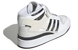 Adidas Forum Mid Sneakers - Cloud White/off White/core Black