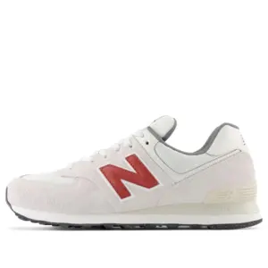 NEW BALANCE 574 Sneakers - White/red