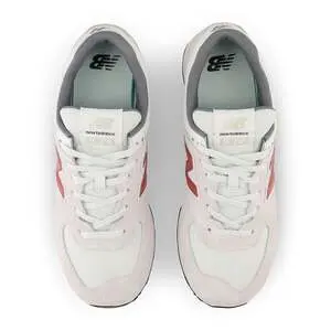 NEW BALANCE 574 Sneakers - White/red