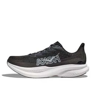 Hoka One One Mach 6 Athletic Sneakers - Blacl/white