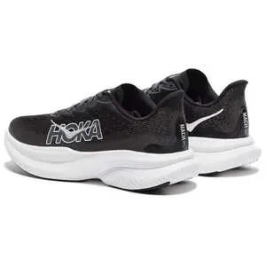 Hoka One One Mach 6 Athletic Sneakers - Blacl/white