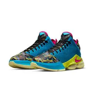 Nike Lebron 19 Low "lebronival" Sneakers - Blue/green