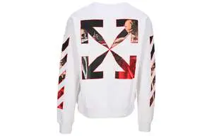 Off-White Graphic Print Crewneck Pullover