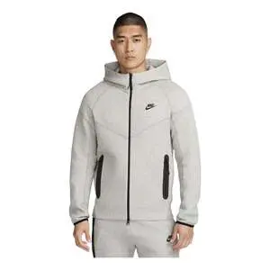 Nike Tech Fleece Hooded Jacket - Grey
