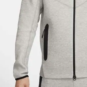 Nike Tech Fleece Zipper Hooded Jacket Asia Sizing - Grey