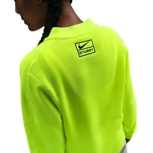 Nike X Stussy Thermal Pullover Sweatshirt - Neon