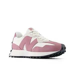NEW BALANCE 327 Athletic Sneakers - White/pink