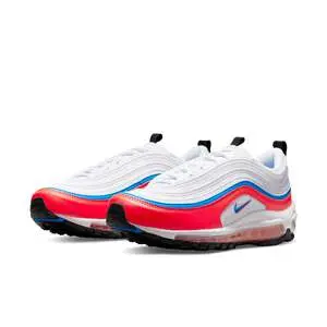 Nike Max 97 "double Swooshes - White/red