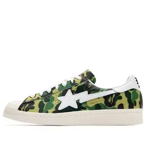 Adidas X Bape Superstar 80s Abc Camo Sneakers - Green
