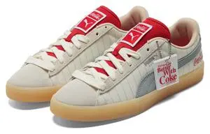 PUMA Coca-cola X Suede "slate Pinstripes" Lace Up Sneakers