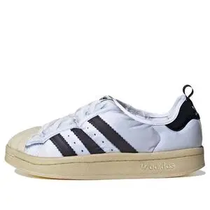 Adidas Puffylette Superstar Casual Shoes - White/black/creamyellow