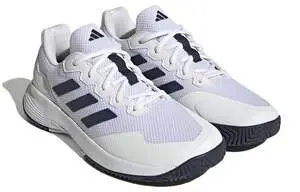 Adidas Gamecourt 2.0 Athletic Sneakers - White/blue