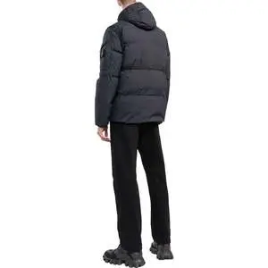 Stone Island Crinkle Reps Down Jacket - Navy
