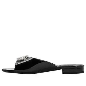 Gucci Gg Patent Leather Slides