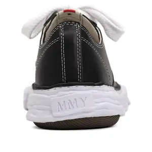 Mihara Yasuhiro Peterson23 Og Sole Leather Low Top Sneakers - Black