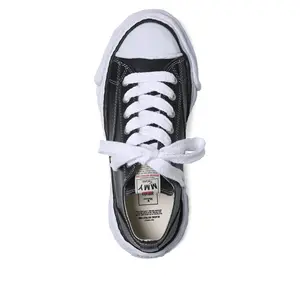 Mihara Yasuhiro Peterson23 Og Sole Leather Low Top Sneakers - Black