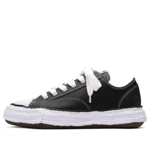 Mihara Yasuhiro Peterson23 Og Sole Leather Low Top Sneakers - Black