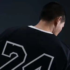 Nike X Kobe Bryant Baseball Jersey - Black/white