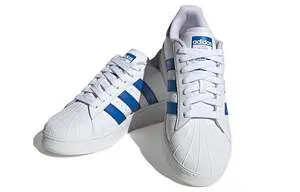 Adidas Originals Superstar Xlg Platform Sneakers - Cloud White/blue/cloud White