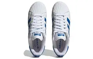 Adidas Originals Superstar Xlg Platform Sneakers - Cloud White/blue/cloud White