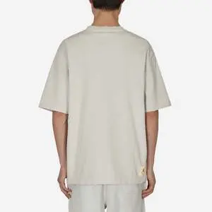 JORDAN X Union Crossover Solid Color Breathable Logo Round Neck Short Sleeve Us Edition Gray - Default Color