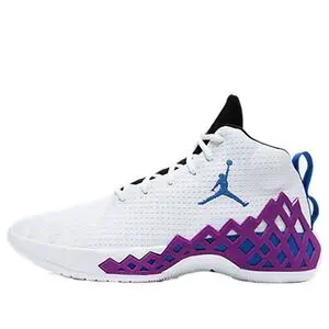 Nike Jordan Jumpman Diamond Mid Pf Athletic Sneakers - White/hyper Royal-hyper Violet-black