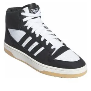 Adidas Turnaround Mid Top Lace-up Sneakers - Black/white