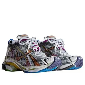 Balenciaga Runner Sneakers - Grey/multi-color