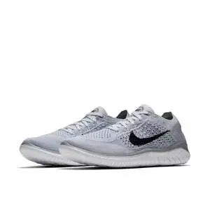 Nike Free Rn Flyknit 2018 Athletic Sneakers - White