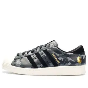 Adidas X A Bathing Ape X Undefeated Superstar 80s Camo - Black