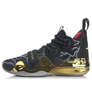 LI-NING Way Of Wade 'first Born' High-top Sneakers - Black/gold