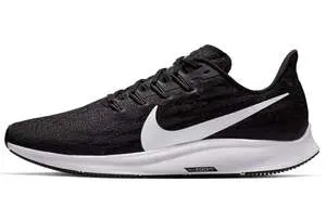 Nike Zoom Pegasus 36 Athletic Sneakers - Black/white-thunder Grey
