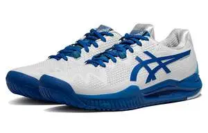 Asics Gel Resolution Tennis Shoes - White/blue