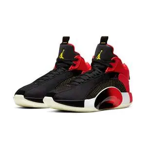 JORDAN 35 High Top Sneakers - Black Red