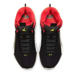 JORDAN 35 High Top Sneakers - Black Red