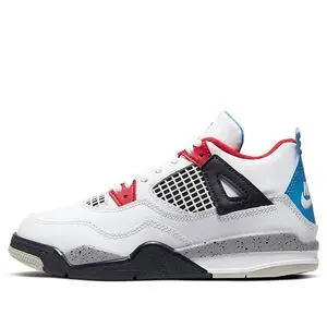 JORDAN 4 Retro Se "what The 4" Sneakers - White/military Blue/fire Red