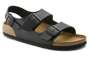 BIRKENSTOCK Milano Birko Flor Sandals - Black