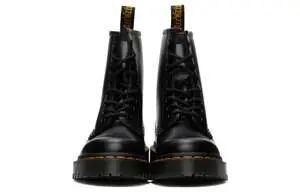 Dr. Martens 1460 Bex Smooth Leather Platform Boot - Black