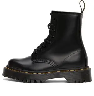 Dr. Martens 1460 Bex Smooth Leather Platform Boot - Black