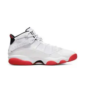 JORDAN 6 Rings High Top Sneakers - White/black/university Red