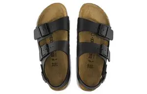BIRKENSTOCK Milano Sandals - Black/olive