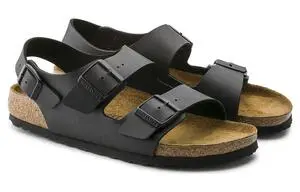 BIRKENSTOCK Milano Sandals - Black/olive