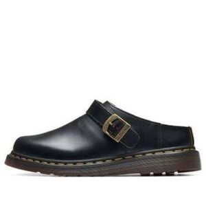 Dr. Martens Isham Vintage Smooth Leather Slingback Mules - Black