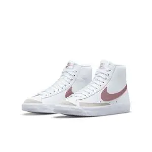 Nike Blazer Mid '77 High Top Sneakers - White/pink