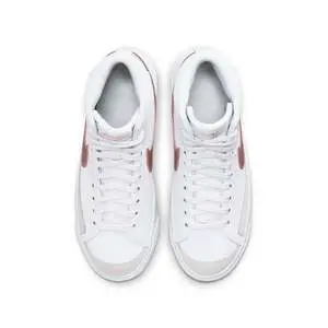 Nike Blazer Mid '77 High Top Sneakers - White/pink