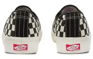 VANS Authentic Checkerboard Low Top Sneakers - Blackwhite
