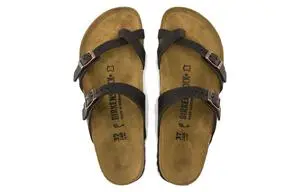 BIRKENSTOCK Mayari Natural Leather Oiled Sandals - Brown
