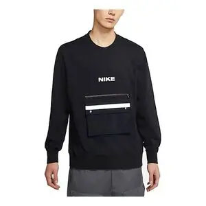 Nike Sportswear City Made Sports Casual Reflective Crew-neck - Black